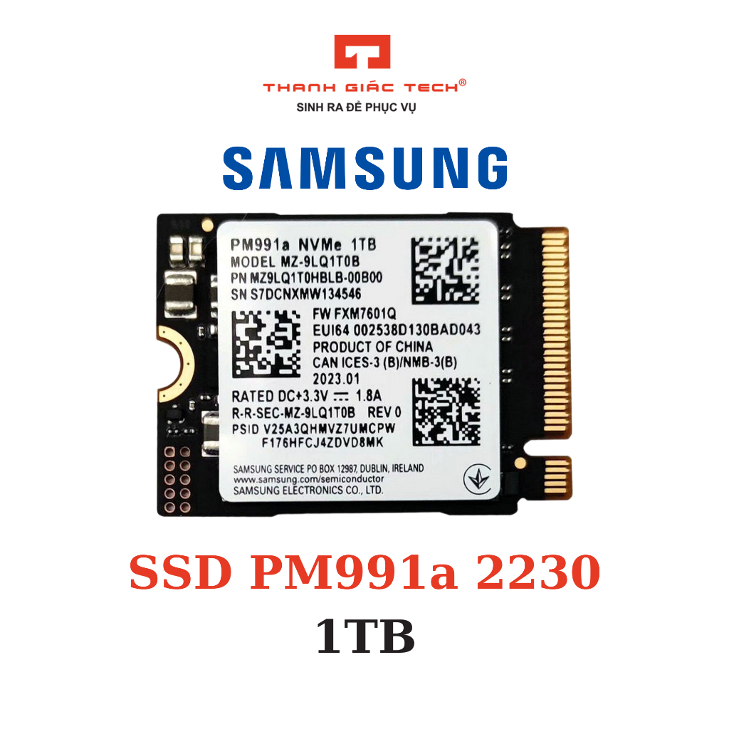 SSD Samsung PM991a M.2 2230/ M.2 2280 PCIe NVMe Gen 3×4 - Bảo Hành 36 Tháng | Shopee Việt Nam