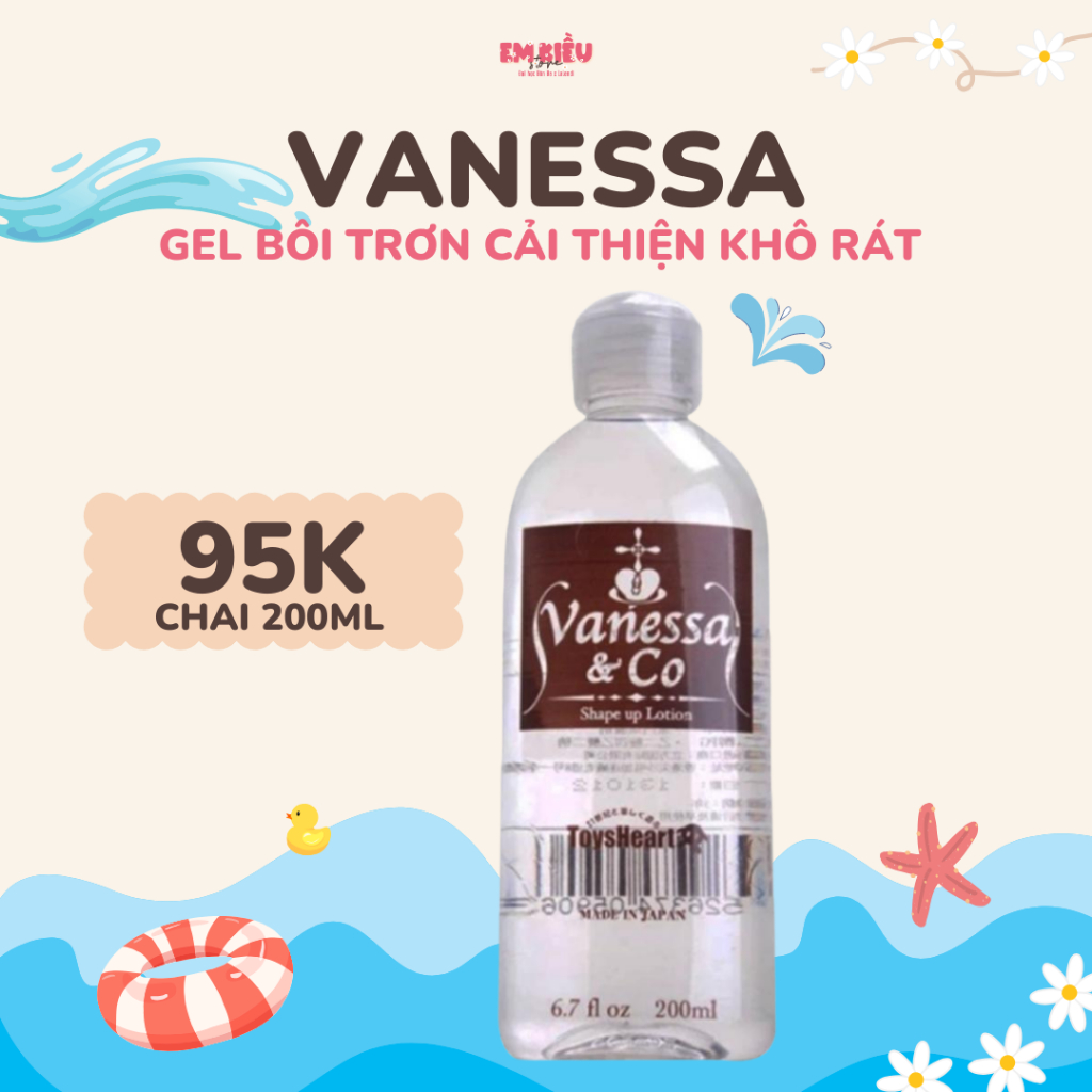GEL BÔI TRƠN GỐC NƯỚC VANESSA CỰC AN TOÀN VÀ LÀNH TÍNH | Shopee Việt Nam