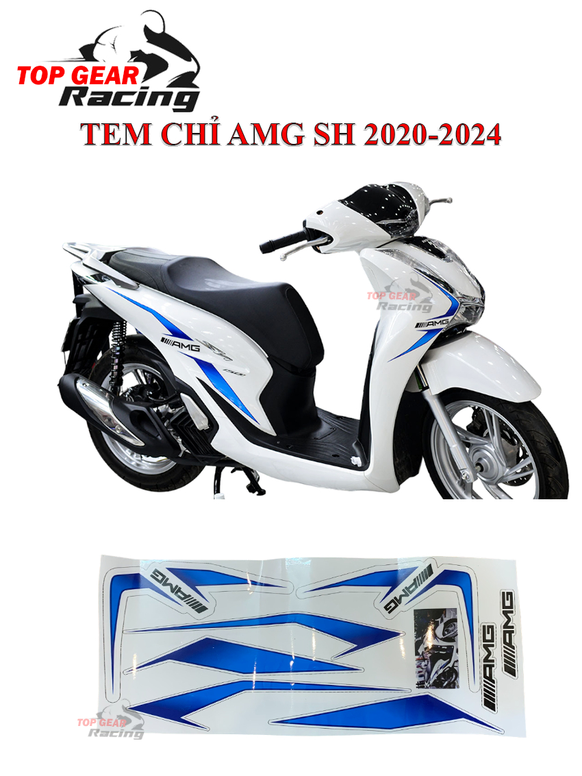Decal Tem Rời SH 2020 - 2024 Mẫu Tem AMG | Shopee Việt Nam