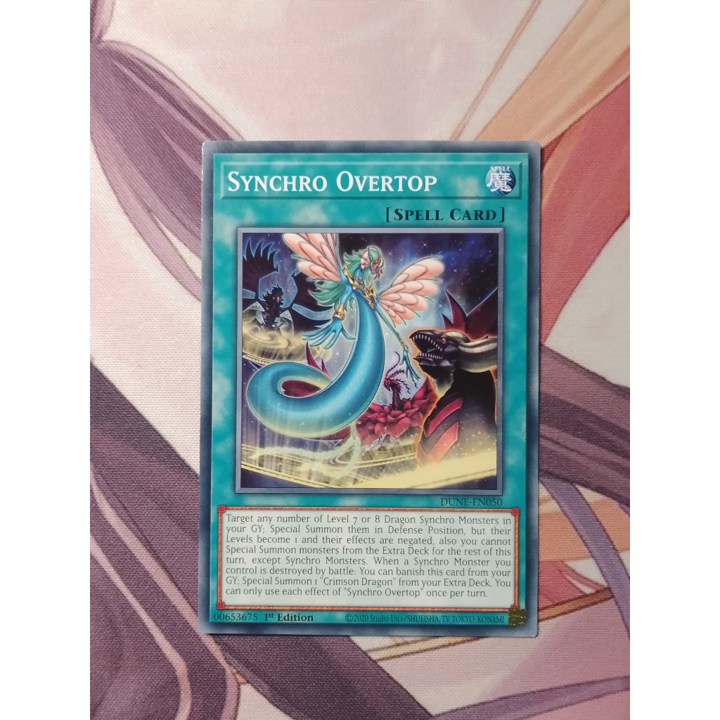 Thẻ Bài Yugioh: Synchro Overtop DUNE-EN050 | Shopee Việt Nam