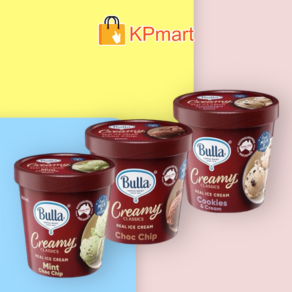 Kem hộp Bulla Creamy Classics Pint 460ML | Shopee Việt Nam