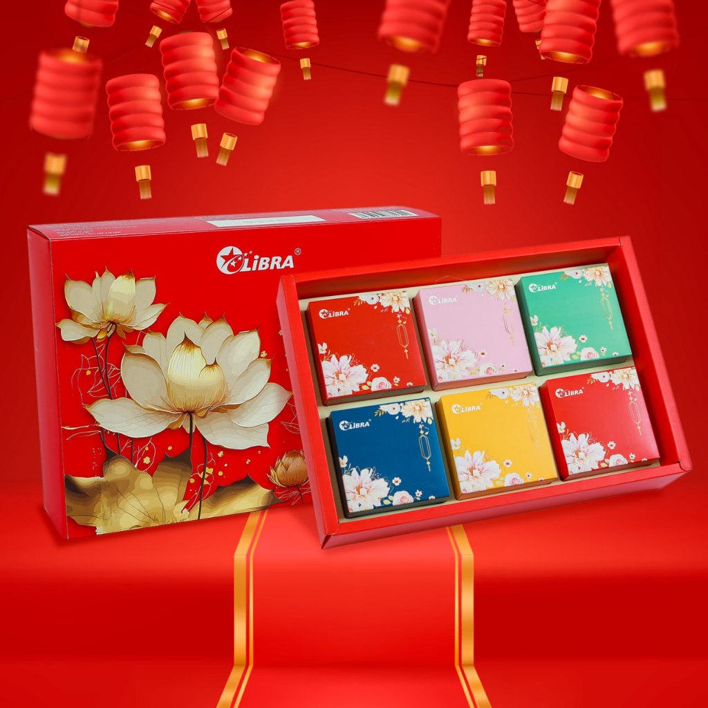 Bộ Quà Lễ Tết Bánh Cracker Atela Mix 6 Vị Khoai Tây, Vị Bắp, Rau, Mè ...