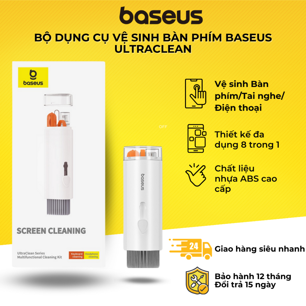 Bộ dụng cụ vệ sinh bàn phím Baseus UltraClean Series Multifunctional ...
