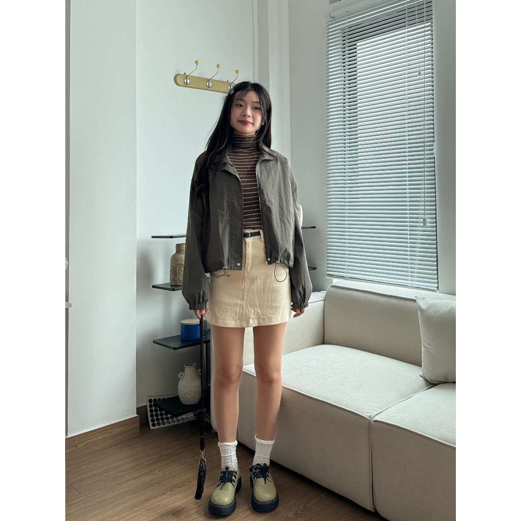 AK174-ÁO KHOÁC KAKI GẤU VÀ TAY BO CHUN koi | Shopee Việt Nam