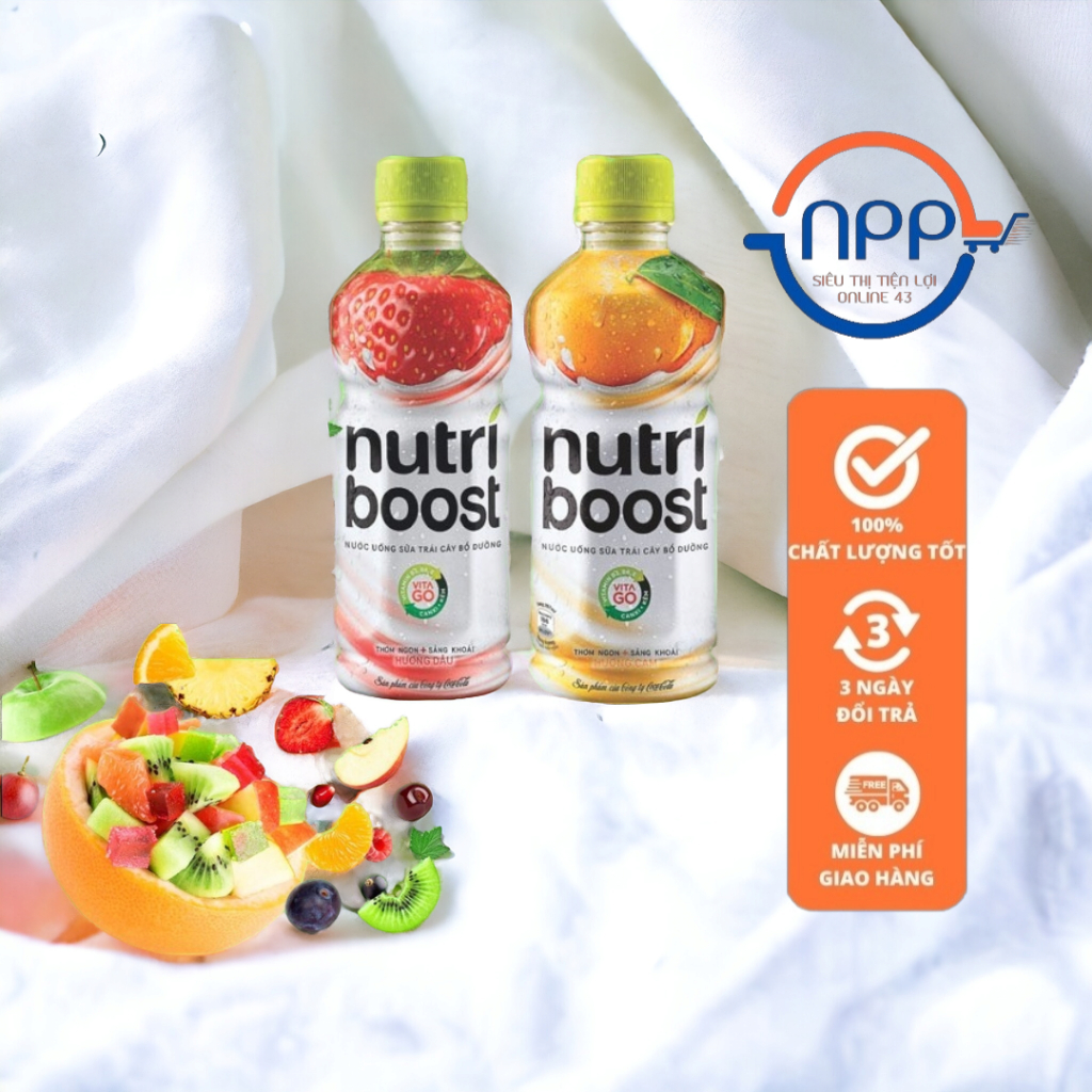 Sữa trái cây Nutriboost Dâu-Cam chai 297ml | Shopee Việt Nam