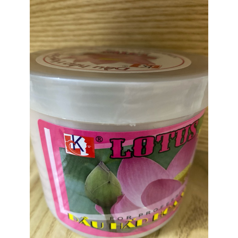 Dầu hấp HOA SEN LOTUS - Kem ủ tóc mềm mượt - Thơm hoa SEN 500g | Shopee Việt Nam