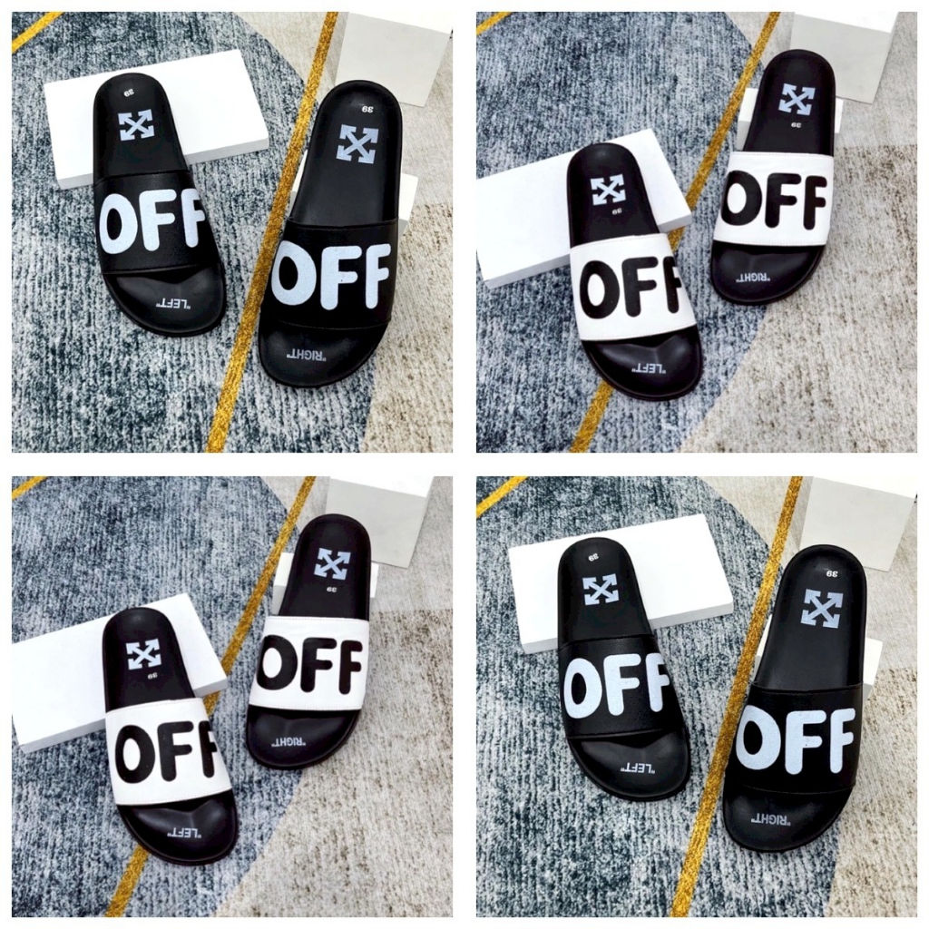 Dép Chữ OFF Nam Nữ, Dép Quai Ngang Off-White Off Stamp Siêu Hót ...
