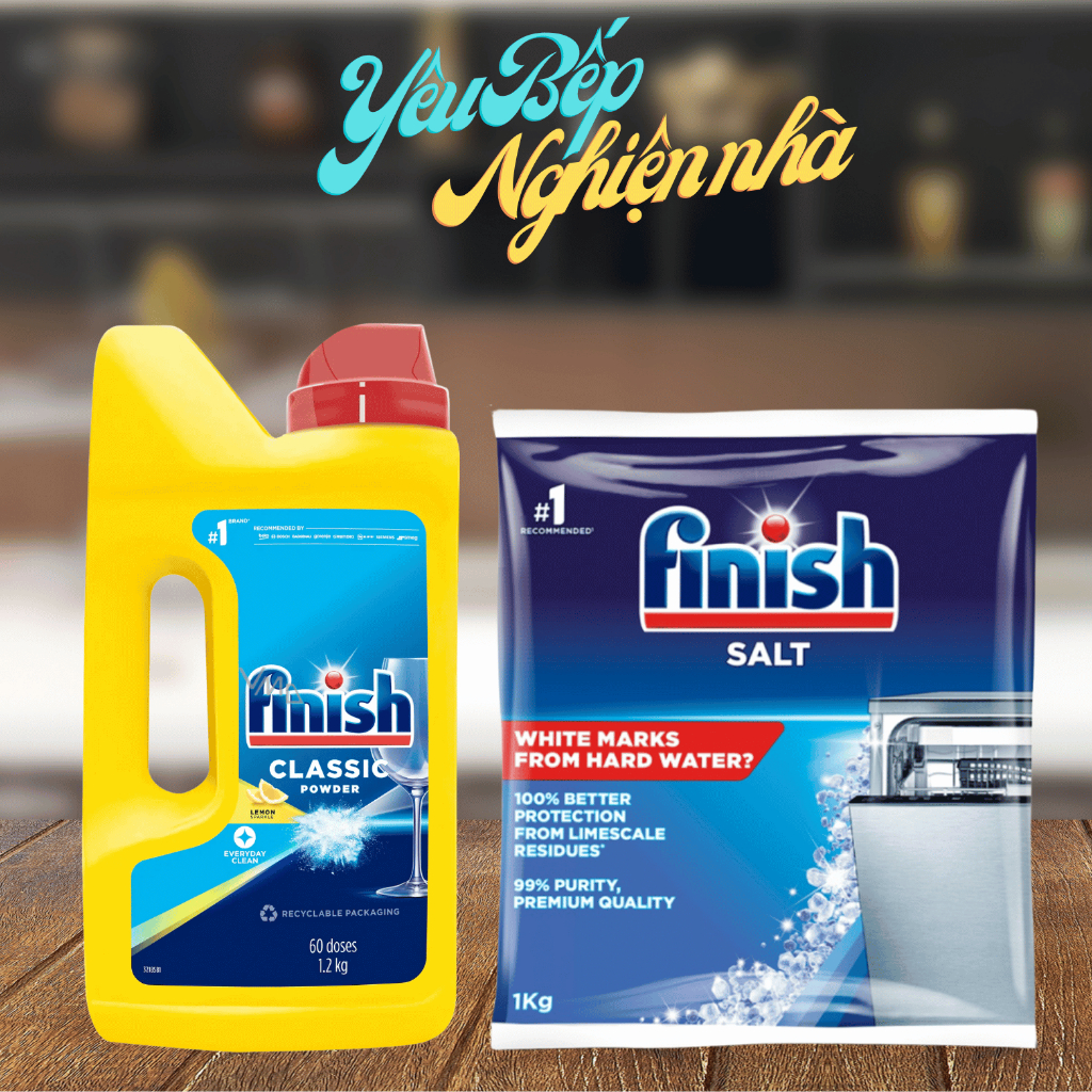 [HCM] Bột rửa chén bát hương chanh Finish Nhập Khẩu Chính hãng | Shopee ...