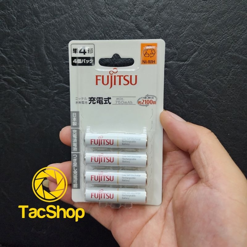 Pin sạc AAA Fujitsu 750mAh vĩ 4 viên made in Japan hàng nội địa Nhật ...