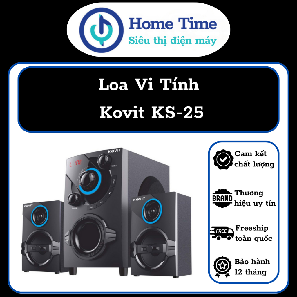 Loa Vi Tính, Loa Bluetooth 2.1ch Kovit KS-25 - Công suất 20W - Hàng ...