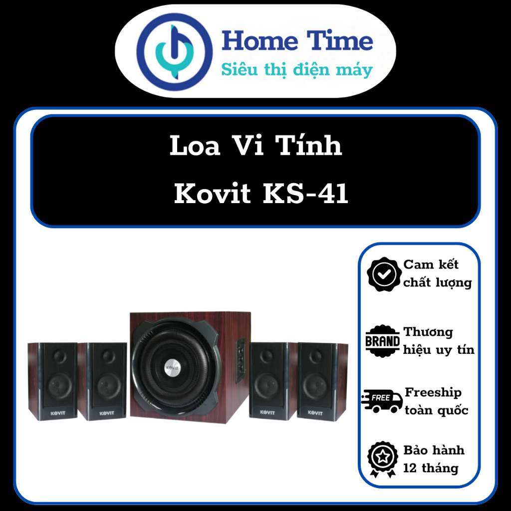 Loa Vi Tính, Loa Bluetooth 4.1ch Kovit KS-41 - Công suất 35W - Hàng ...