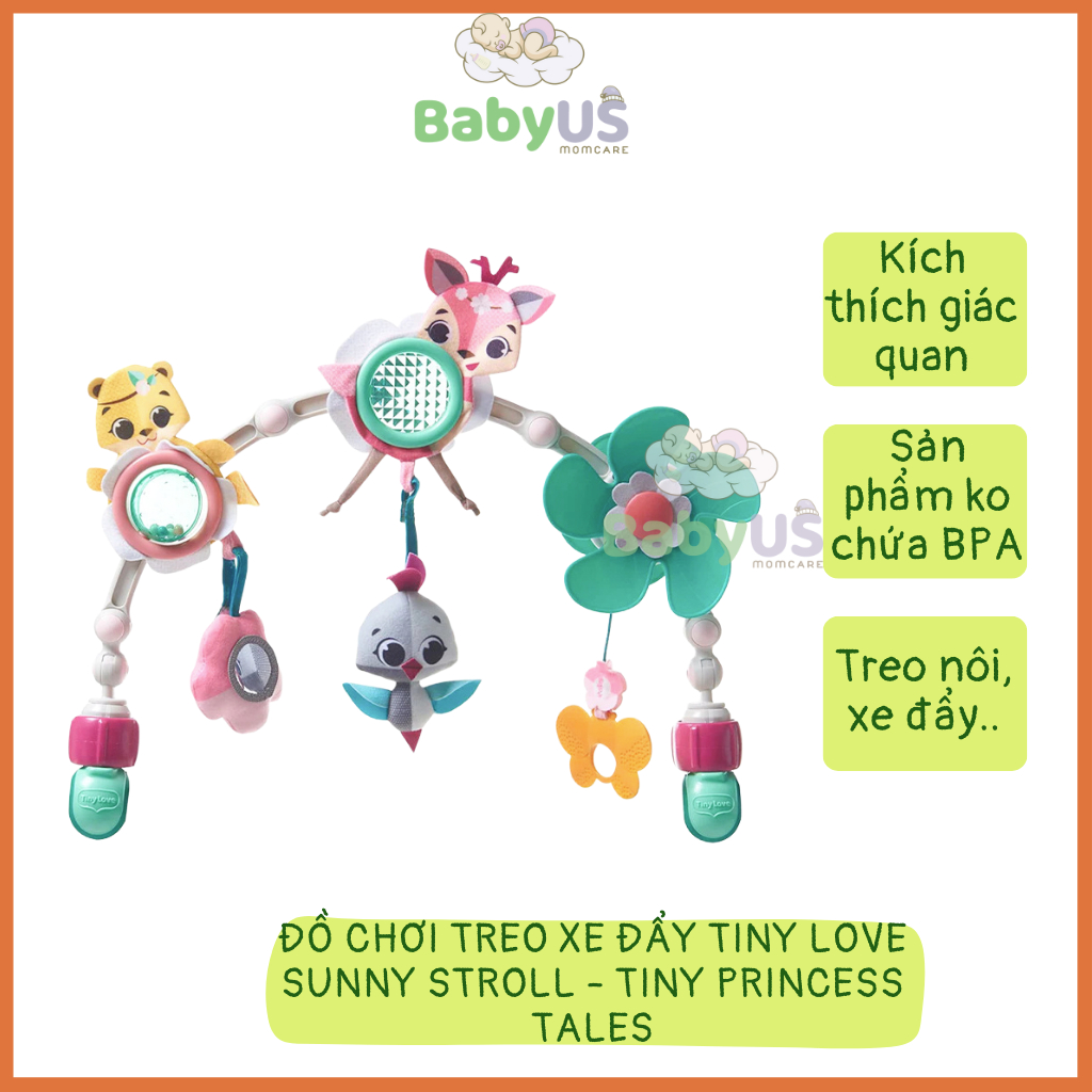 Đồ chơi treo xe đẩy thanh treo xe đẩy Tiny Love Sunny Stroll – Tiny Princess Tales [BabyUS ...