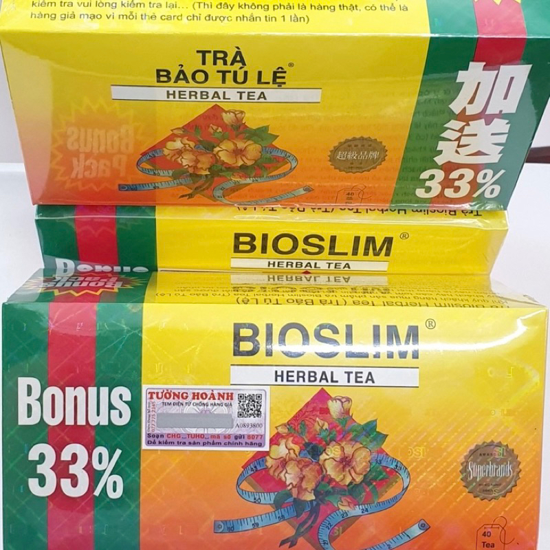 BIO SLIM - TRÀ BẢO TÚ LỆ BIOSLIM HỖ TRỢ DETOX, NHUẬN TRÀNG, GIẢM TÁO ...