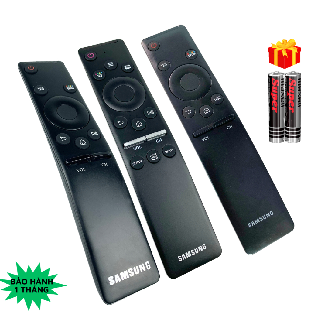 Remote Điều Khiển Tivi Samsung 4K, điều khiển TV samsung - Tặng kèm pin ...