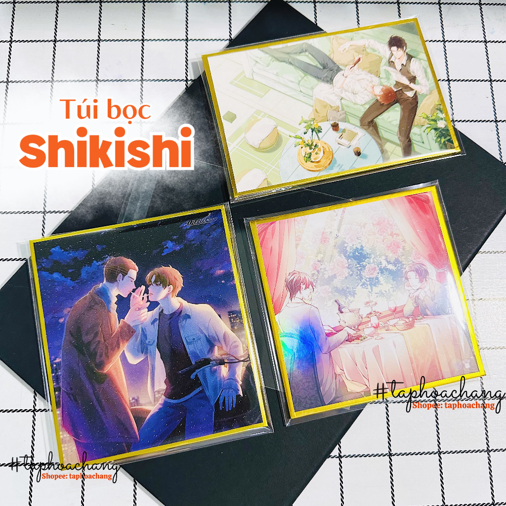 10 Túi bọc SHIKISHI nhiều kích thước ~ Shikishi sleeves ~ Túi bảo vệ ...