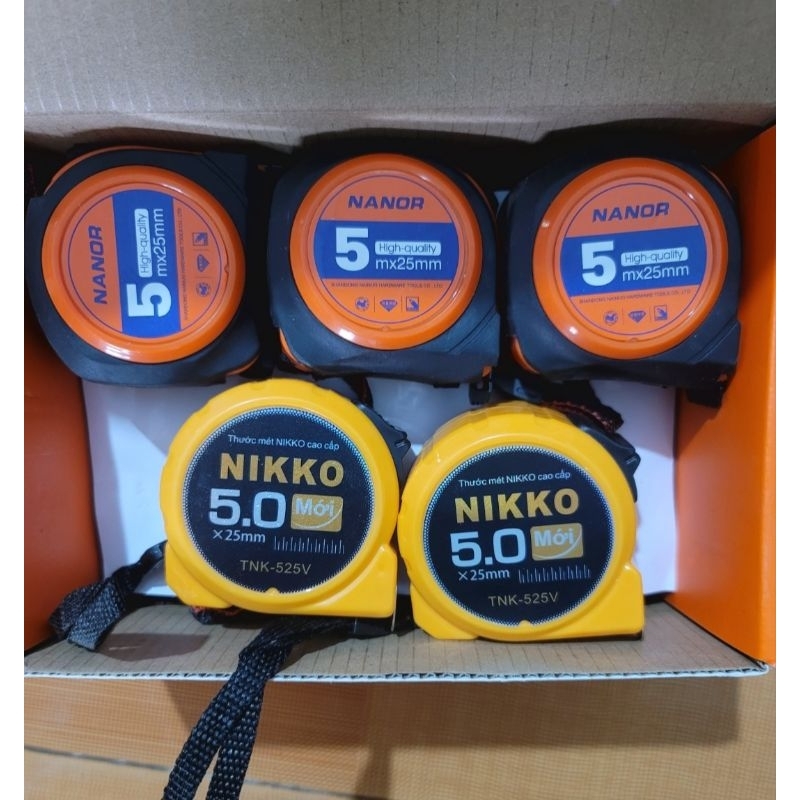 Thước 5M NANOR, FURTHER, KAPUSI bền đẹp, chống vỡ | Shopee Việt Nam