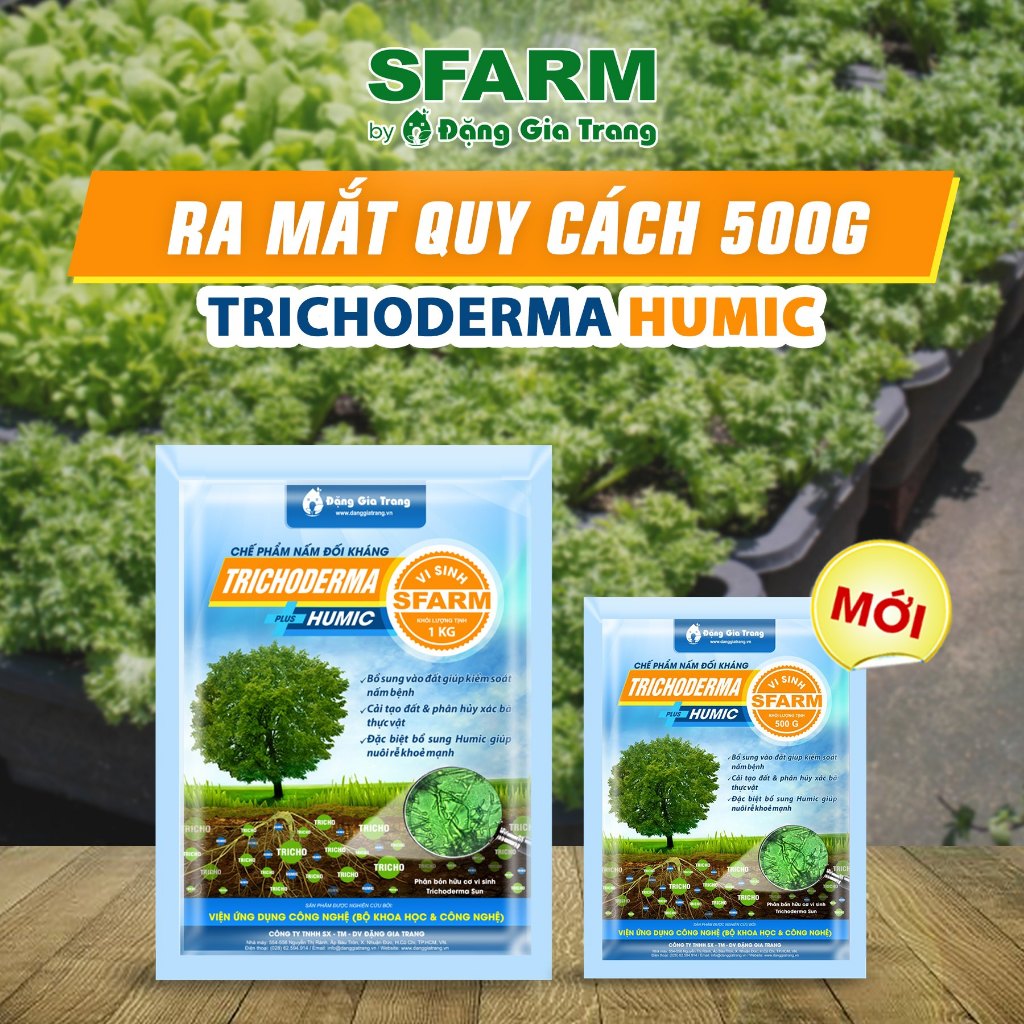 Nấm Đối Kháng Trichoderma Plus SFARM / ĐIỀN GIA (Gói 500g / 0,5kg ...