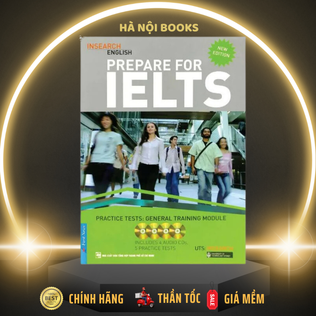 Sách - Prepare For Ielts General Training + QR Code (Khổ Lớn) - First ...