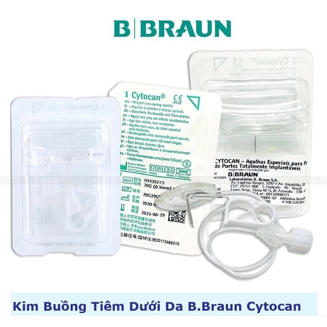 Kim dùng với buồng tiêm dưới da - kim buồng truyền Cytocan Bbraun ...