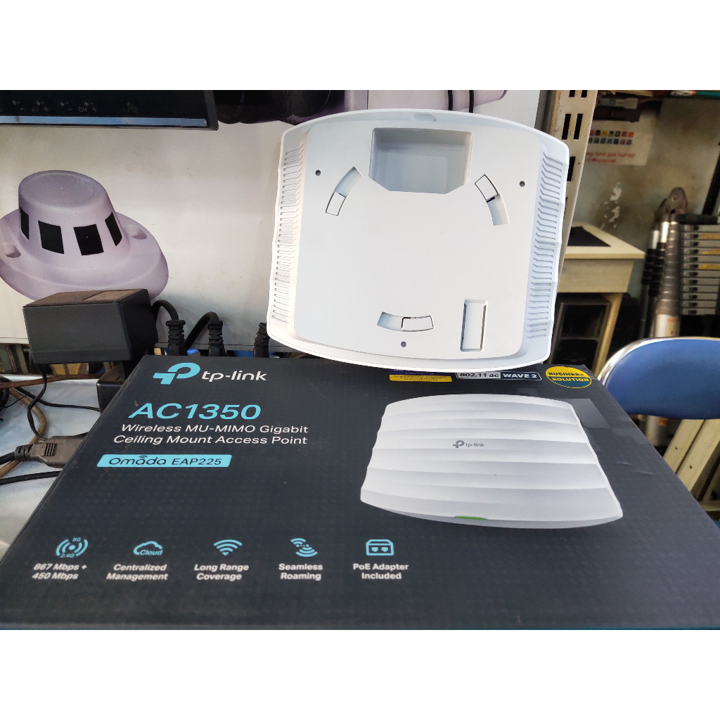 Access Point Wi-Fi Gắn Trần Gigabit TP-LINK EAP225 AC1350 MU-MIMO ...