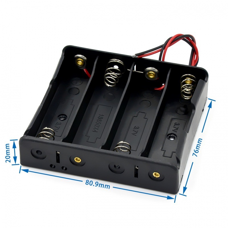 Đế Pin 18650 Có Dây Nối Tiếp 1 / 2 / 3 / 4 Pin Nối Tiếp | Shopee Việt Nam