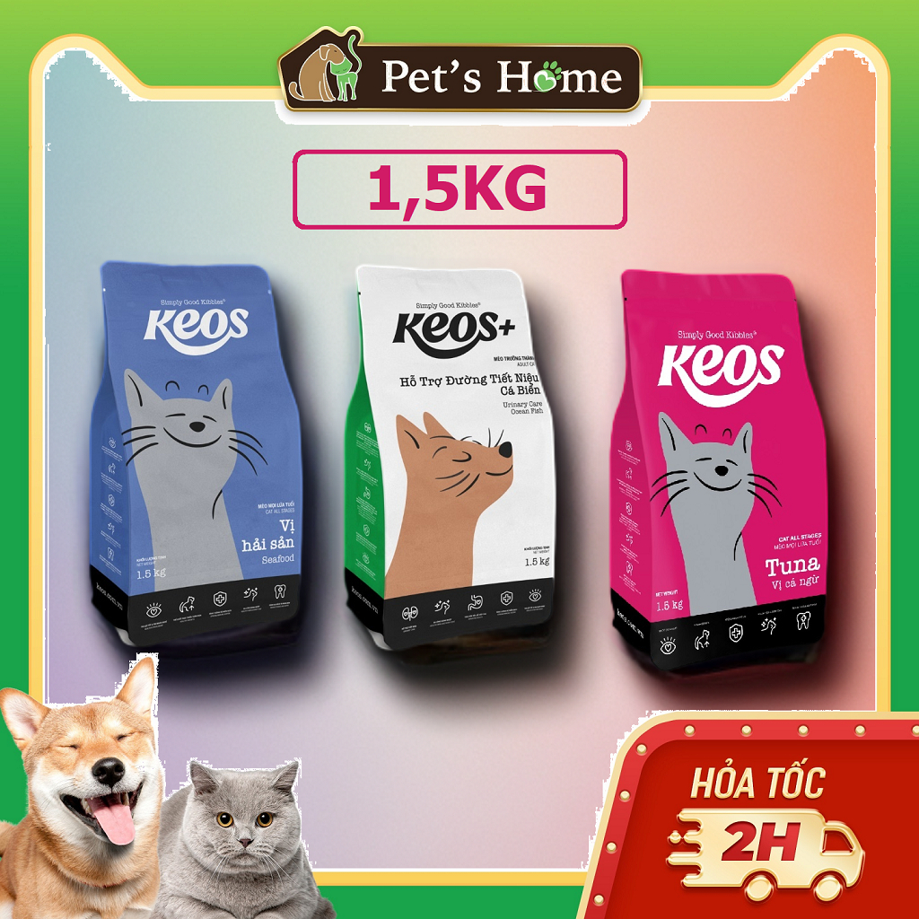 Hạt Keos cho mèo các loại 1,5kg | Shopee Việt Nam