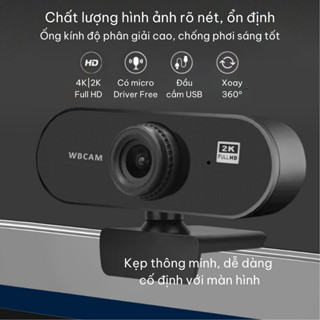 Webcam 4K 2K Livestream có Mic cho PC, Laptop, Trợ sáng cực tốt, webcam ...