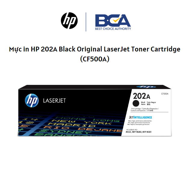 Mực In HP 202A Black Original LaserJet Toner Cartridge (CF500A ...