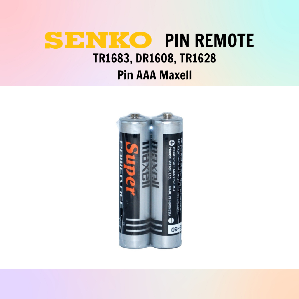 Pin Maxell AAA, Pin Remote Điều Khiển Senko - 100% Chính Hãng | Shopee ...