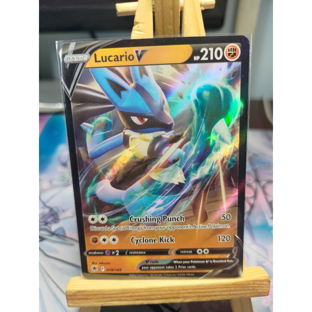 [KW2 Pokemon] [EN] Thẻ Pokemon Lucario V - 078/189 - Ultra Rare ...