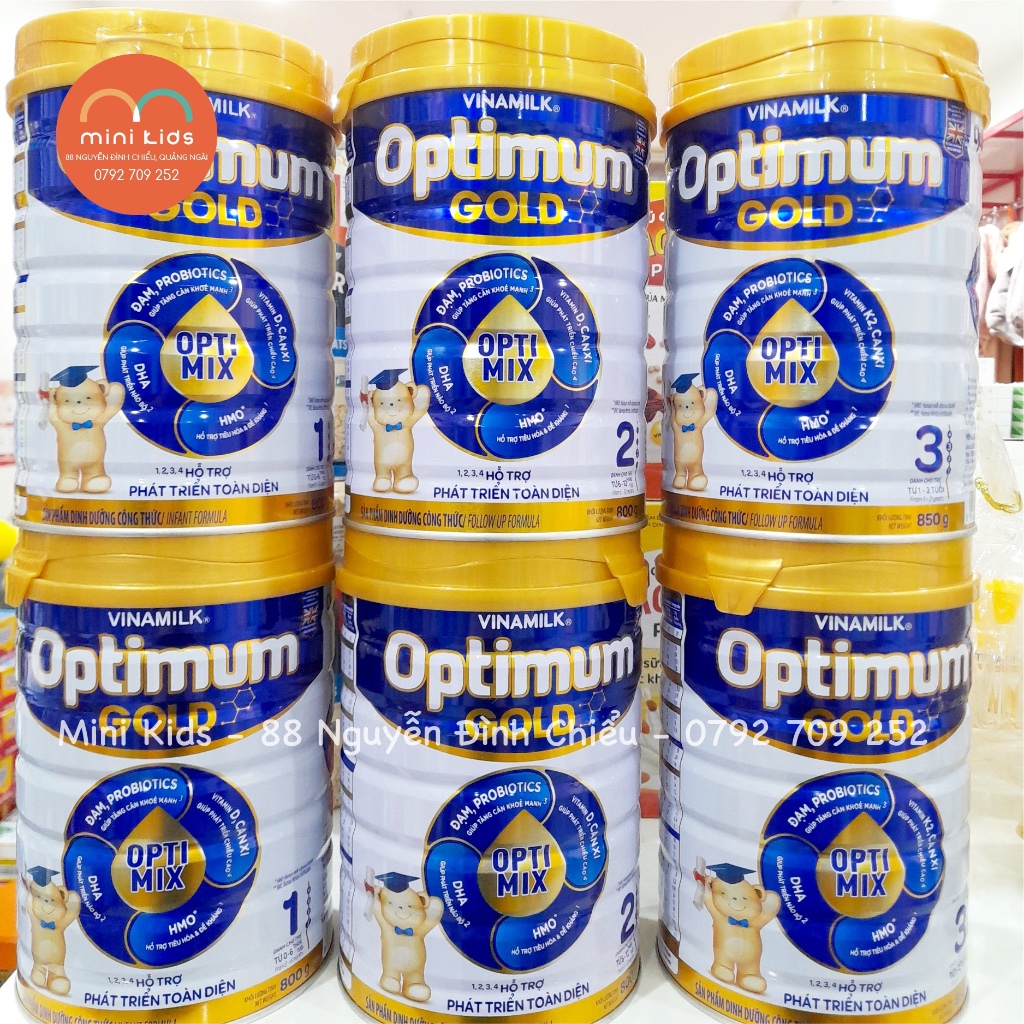 [Mẹ&Bé] Sữa Vinamilk Optimum Gold 1/2/3 800g | Shopee Việt Nam