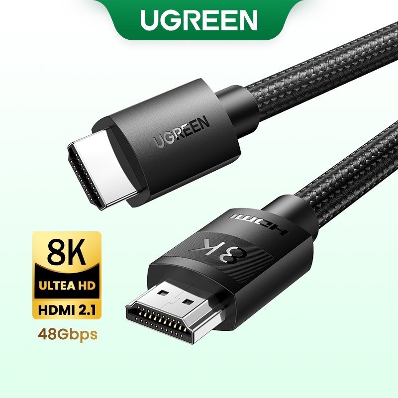 Cáp HDMI 2.1 Cao Cấp Ugreen HD150 40178 40179 40180 40181 40182 (4k@120Hz 8K60Hz,HDR- eARC ...
