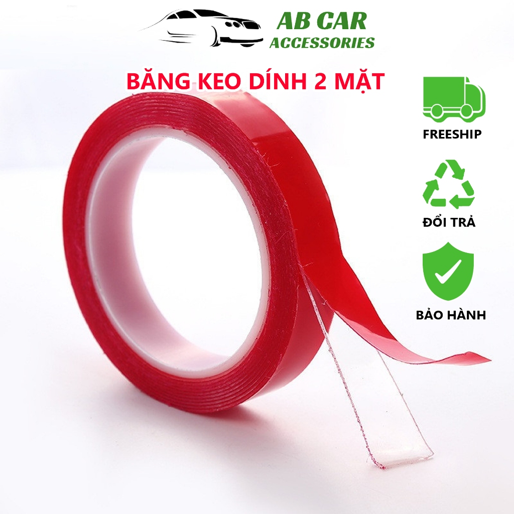 Băng Keo Dính 2 Mặt Trong Suốt Dán Siêu Cường Lực, Băng Dính 2 Mặt ...