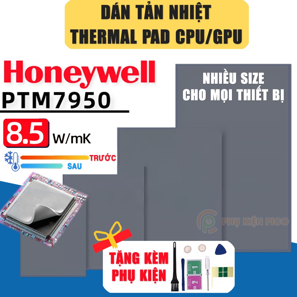 Tấm tản nhiệt CPU GPU Honeywell PTM7950 miếng dán tản nhiệt Honeywell ...