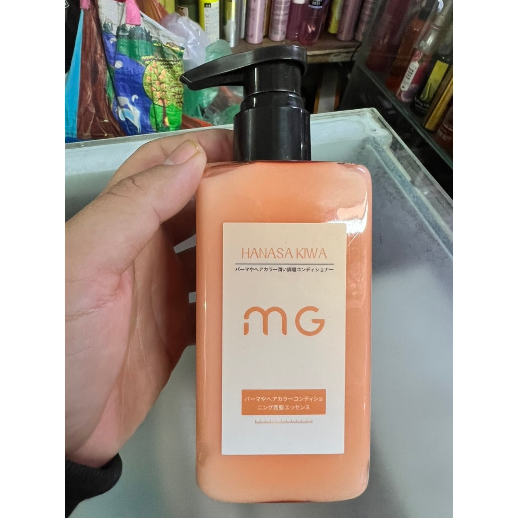 Kem Hấp Ủ Phục Hồi Tóc Mềm Mượt MG Hanasa Kiwa 400ml | Shopee Việt Nam