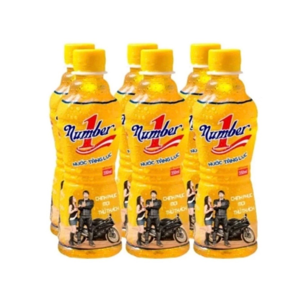 Lốc 6 chai Nước tăng lực Number one 330ml | Shopee Việt Nam