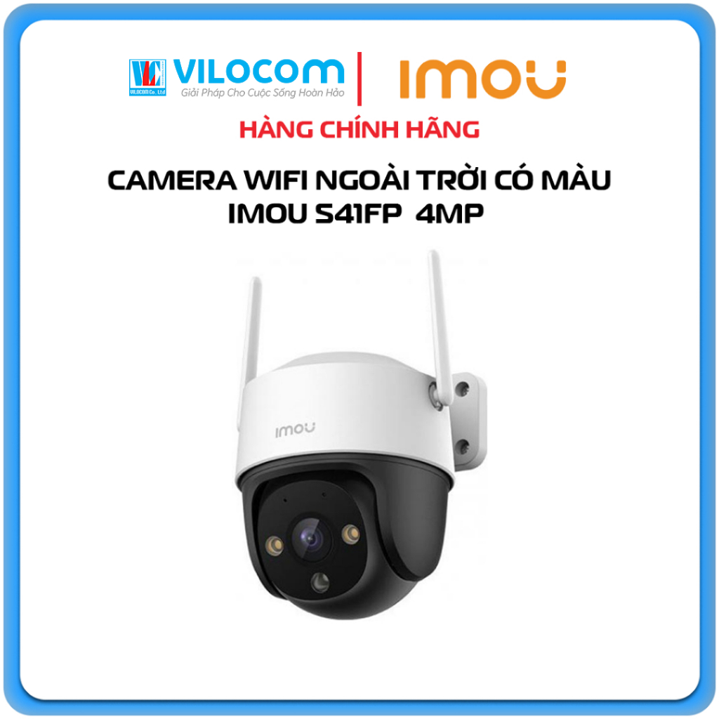 Camera wifi Imou S41FP Độ Phân Giản 4Mp Ban đêm có màu Quay 360 độ Tiêu ...