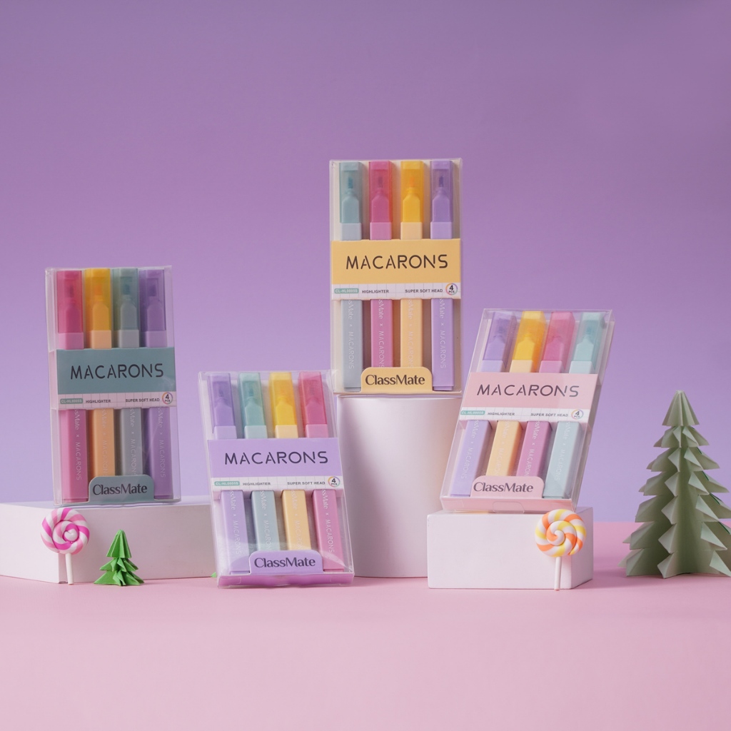 Bút Highlight Nhớ Dòng CLASSMATE Macarons Dùng Để Trang Trí Đánh Dấu ...