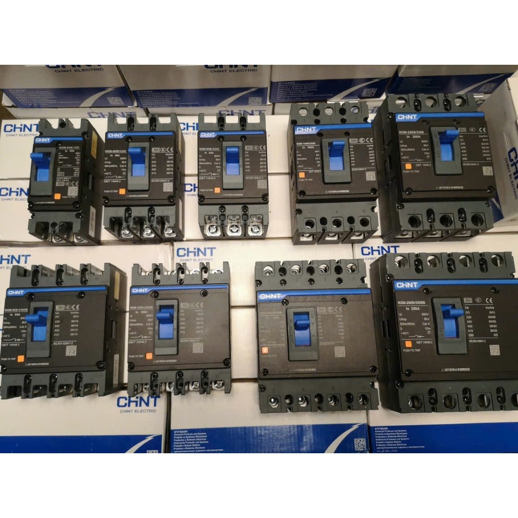 Attomat MCCB CHINT 3 pha NxM 125s -100a-150a-200a-80a | Shopee Việt Nam