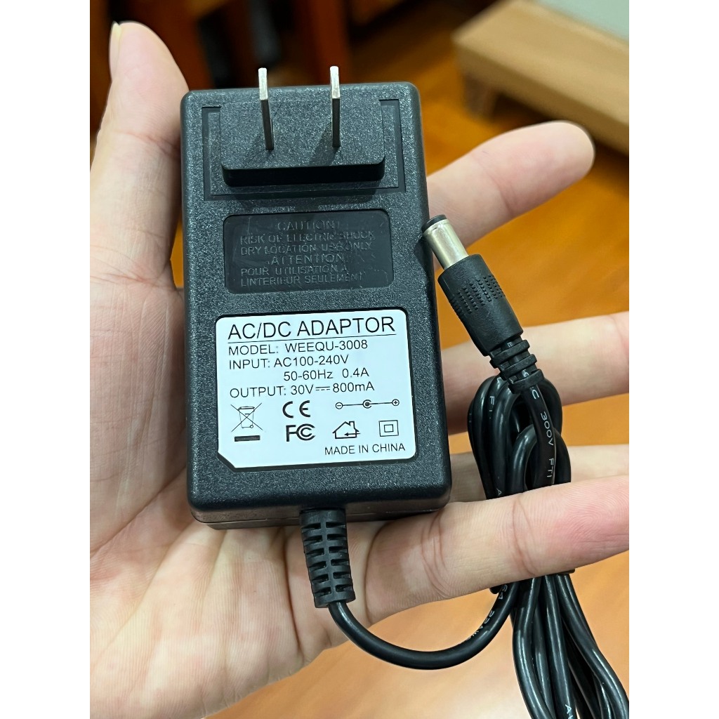Adaptor - adapter Nguồn 30v 800ma (30v 0.8a) bảo hành 12 tháng | Shopee ...