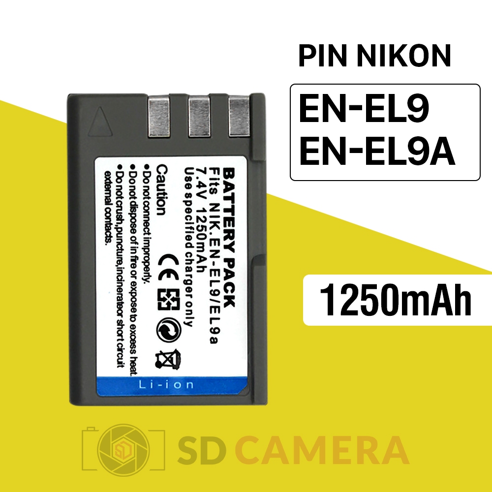 Pin EN-EL9 EN-EL9A cho Nikon D40 D40X D60 D5000 D3000 Pin EN EL9A EL9 ...