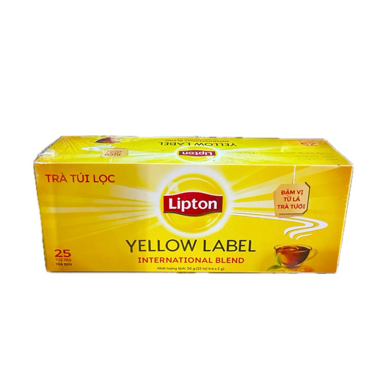 Trà Lipton túi lọc Yellow Label Tea 50g ( 25 túi x 2g ) | Shopee Việt Nam