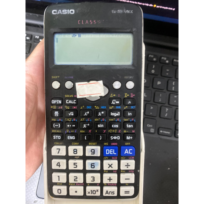Máy tính casio fx 580 VN X cũ chính hãng, chức năng như mới. | Shopee ...