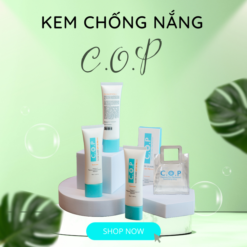 [Combo 3] Kem Chống Nắng C.O.P Glow Guard SPF 50 PA+++ 50ml | Shopee ...
