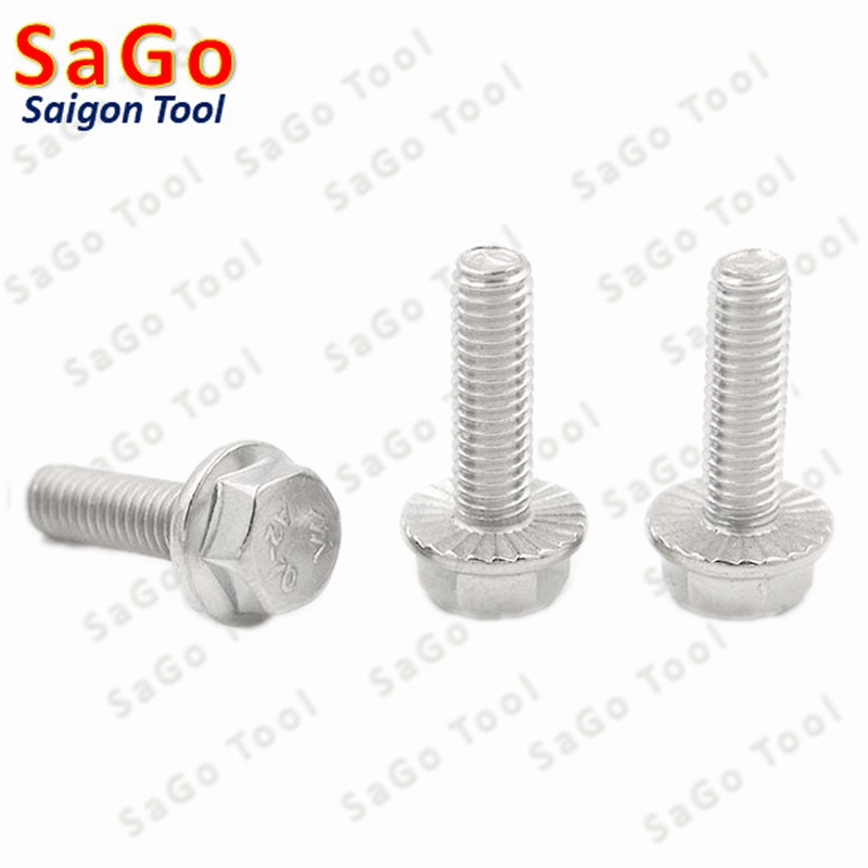 Bulong liền long đền INOX 304 - Ốc inox chống tháo M5 M6 M8 | Shopee ...