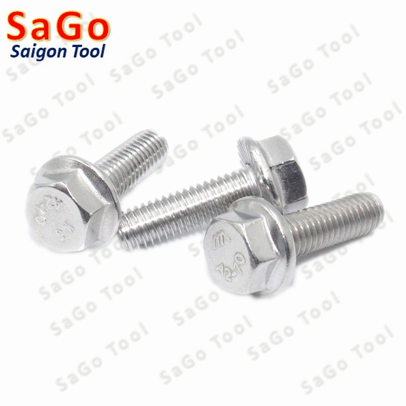 Bulong liền long đền INOX 304 - Ốc inox chống tháo M5 M6 M8 | Shopee ...