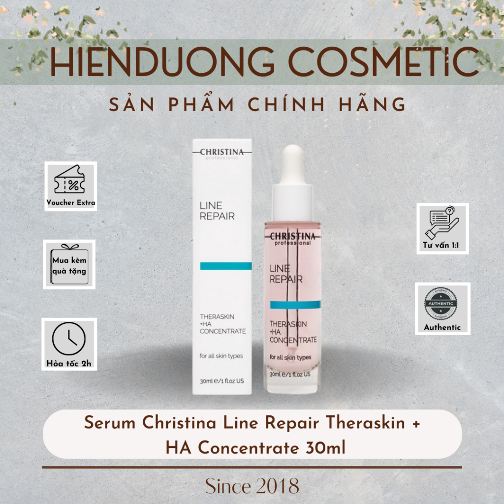 Serum HA Christina Line Repair Hydra Theraskin + HA 30ml/50ml | Tinh ...