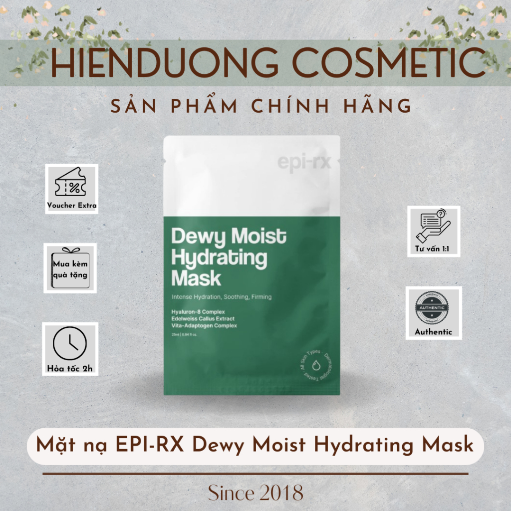 Mặt Nạ Epi-Rx Dewy Moist Hydrating Mask - Cấp ẩm và phục hồi da ...
