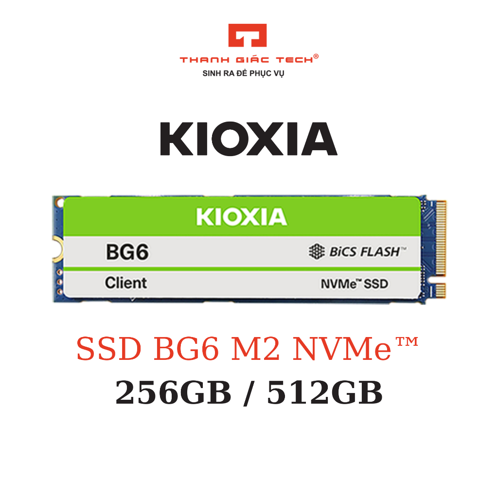 Ổ Cứng SSD Kioxia XG6 256GB / 512GB M2 2280 PCIe Gen 3.0 - Bảo Hành 3 ...
