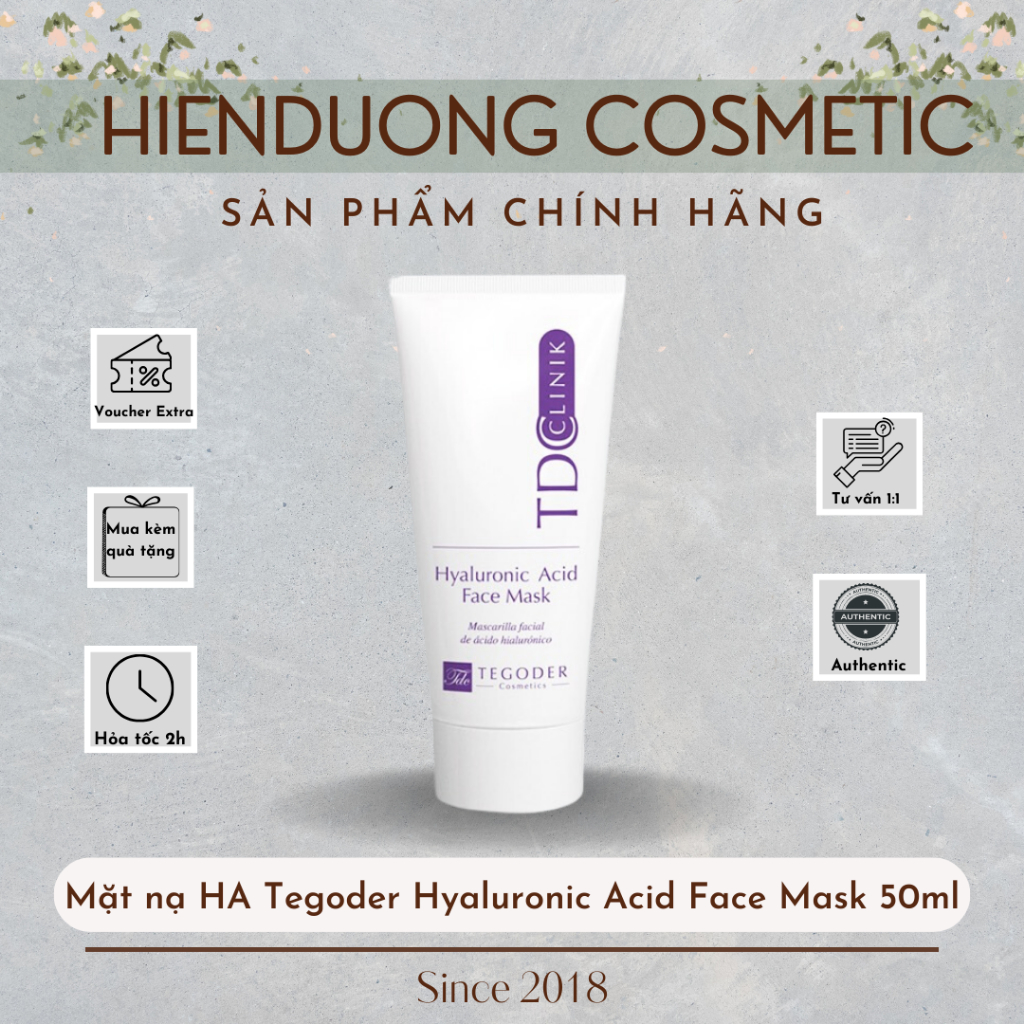 Mặt Nạ HA Tegoder Hyaluronic Acid Face Mask 50ml | Mask cấp ẩm, phục ...